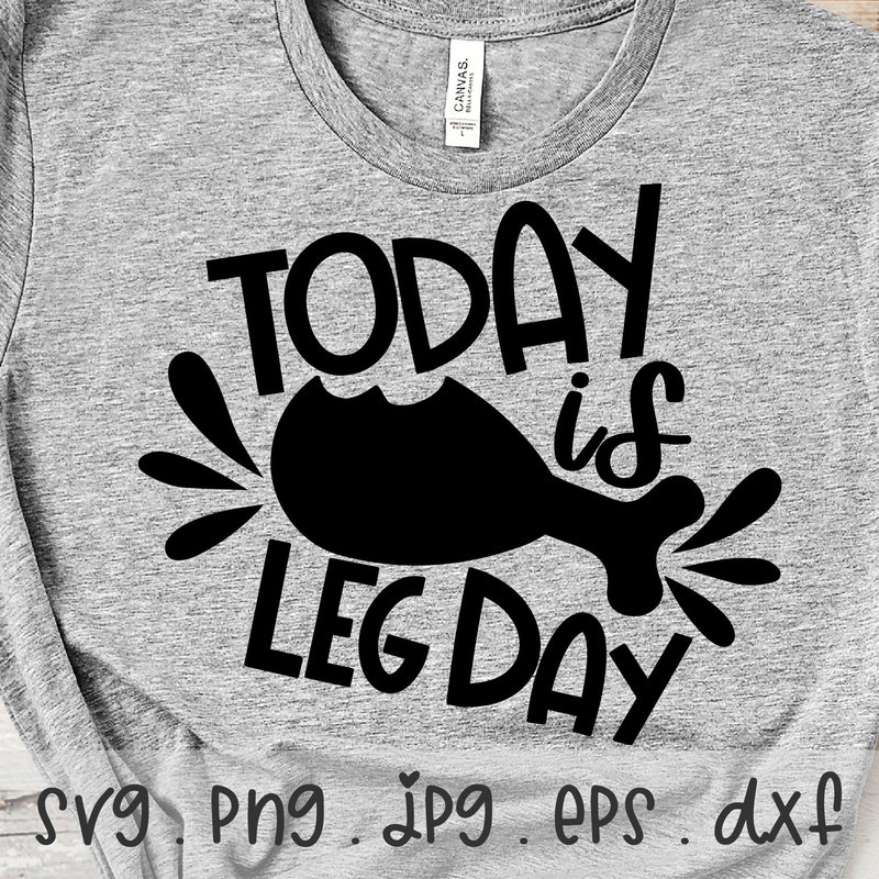 Leg Day Svg - Etsy