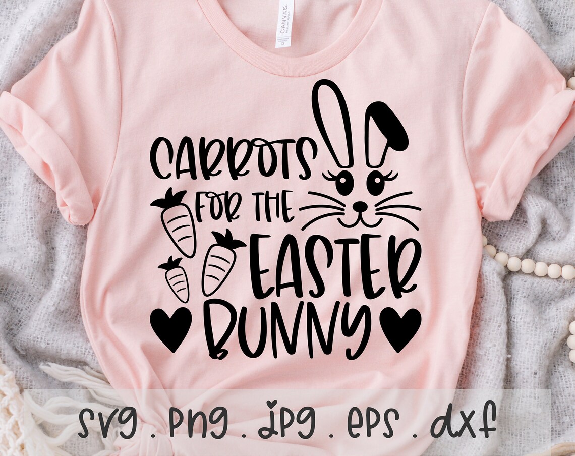 Carrots for the Easter Bunny SVG/PNG/JPG Bunny Face Eggs - Etsy