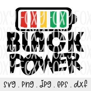 Black Power SVG/PNG/JPG, Black History Month Pride Sublimation Design ...