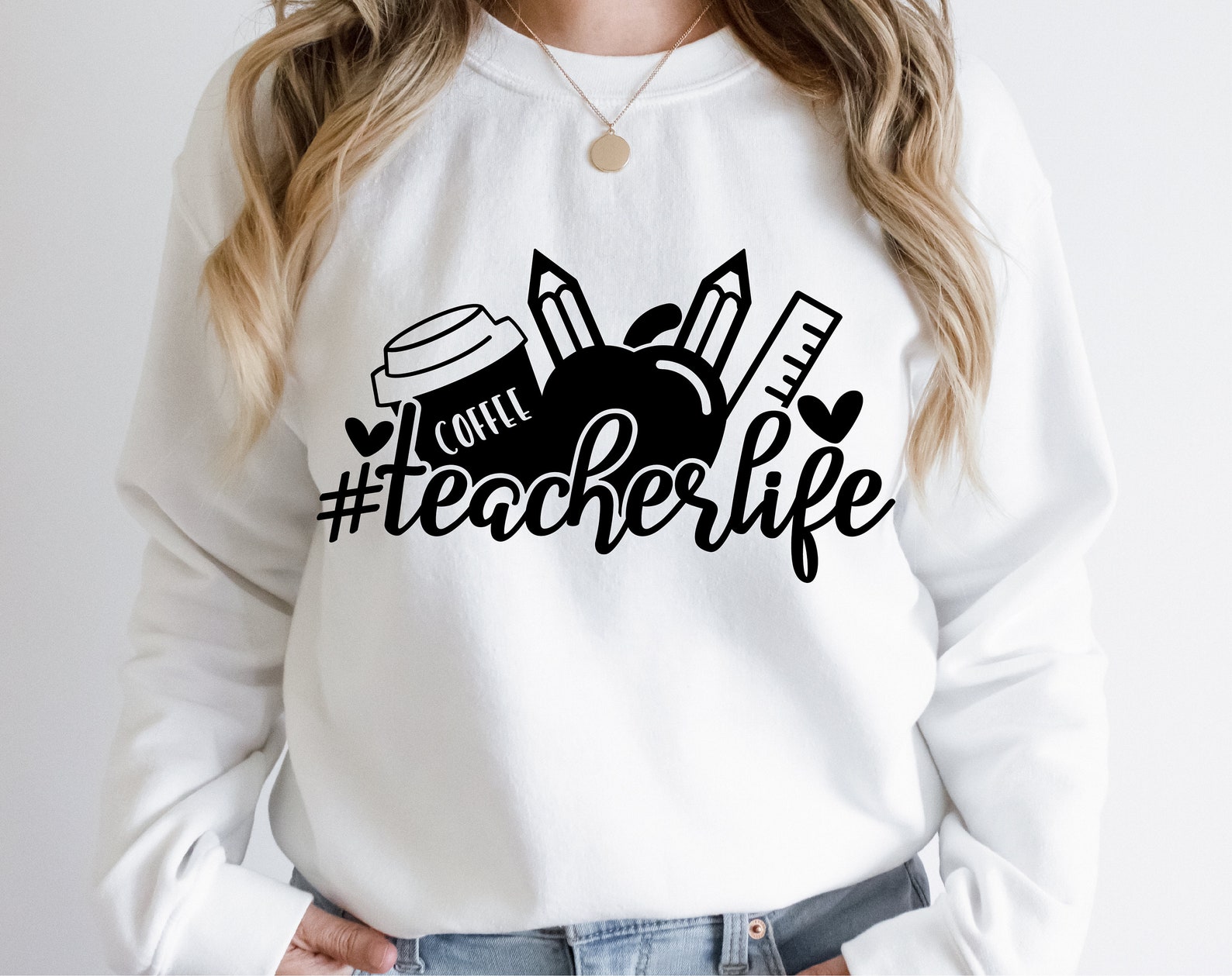 Teacher Life Coffee Svg/png/jpg Teacher Back to School SVG - Etsy