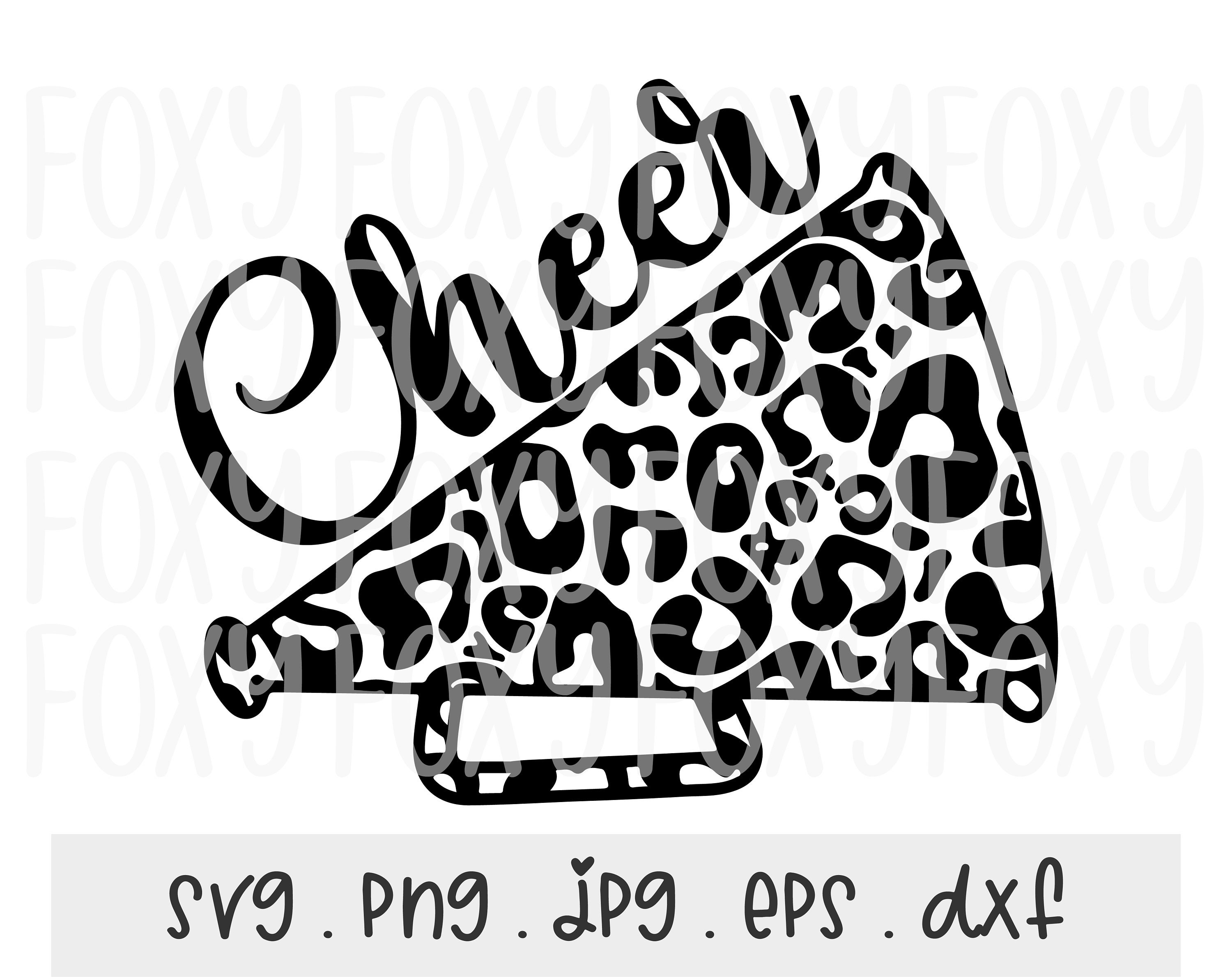 Cheer Leopard Megaphone SVG/PNG/JPG, Leopard Pattern Megaphone ...