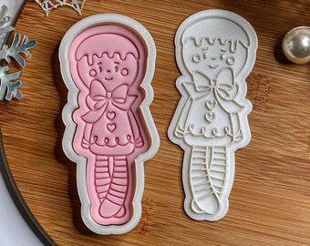 3D Gingerbread Sleigh & Reindeer Cutter Set Fondant Cutters - Etsy