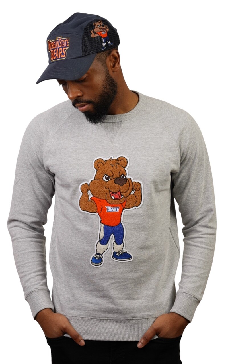 Unisex Morgan State Benny the Bear Inspired Sweatshirt - Etsy