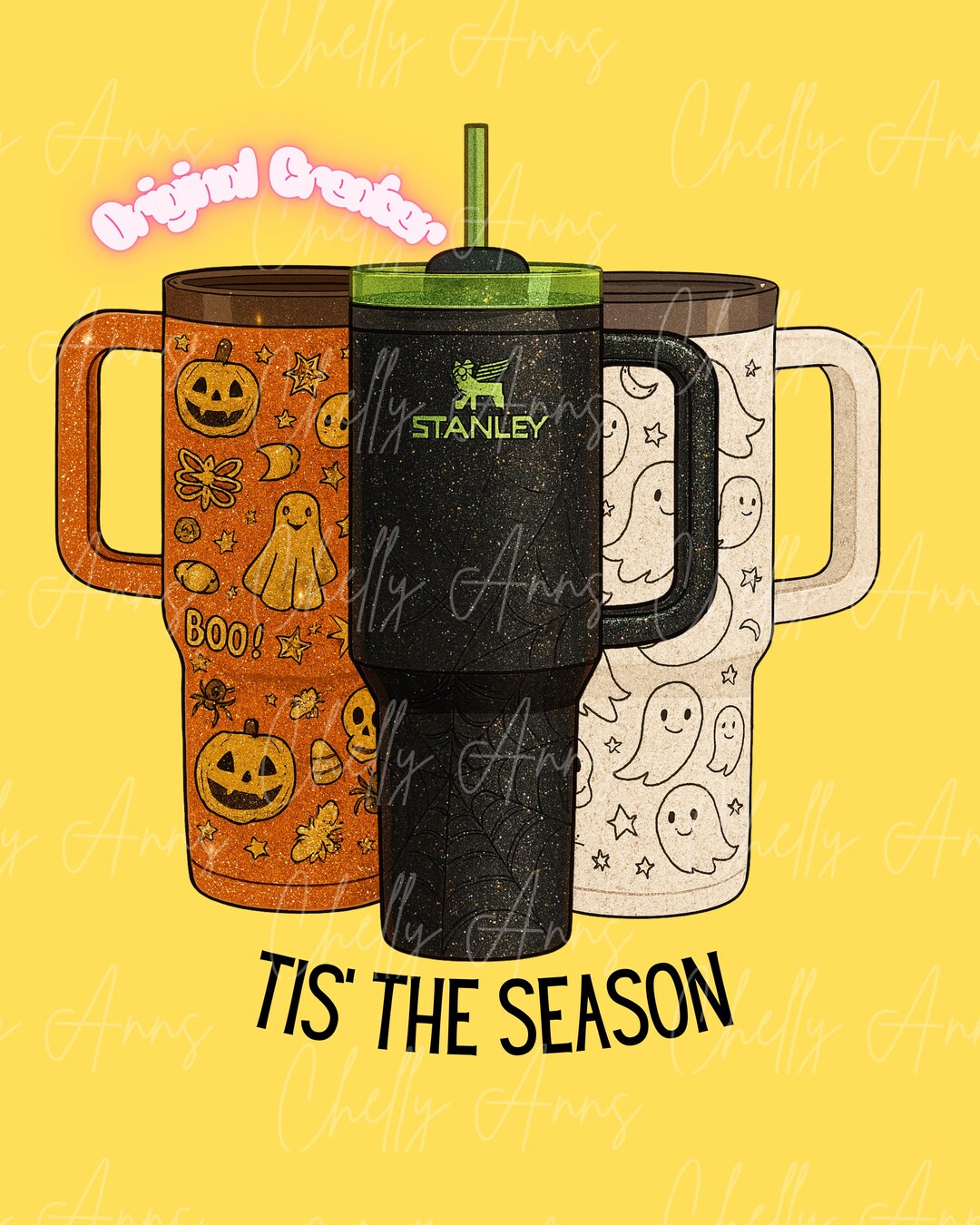 Spooky Stanley Ghost PNG: Halloween Pumpkin Design (digital Download - Etsy