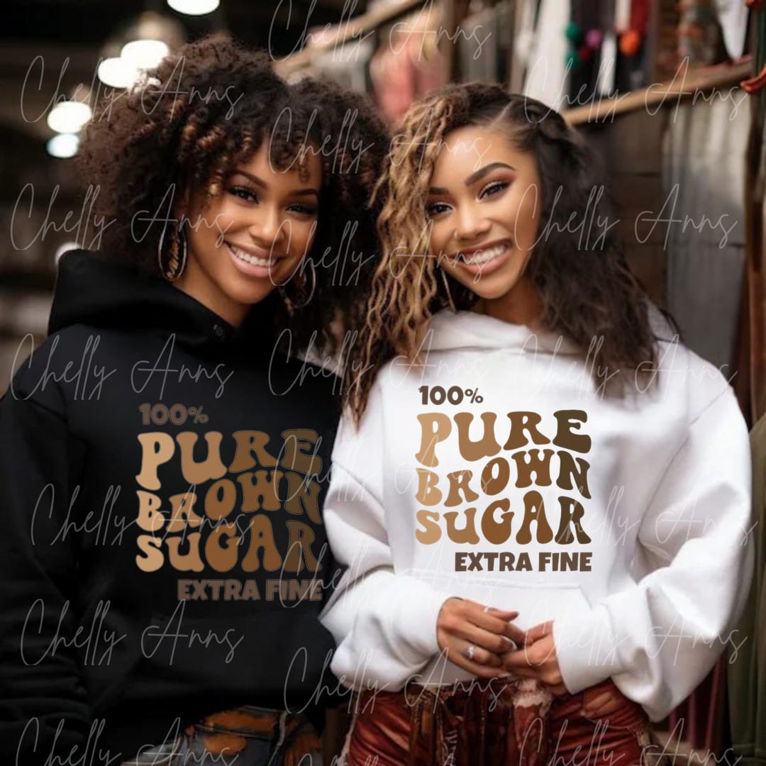 100% Pure Brown Sugar Extra Fine PNG| Cute Tshirt Design| Black History ...