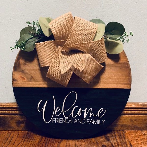 Burlap Welcome Sign - Etsy