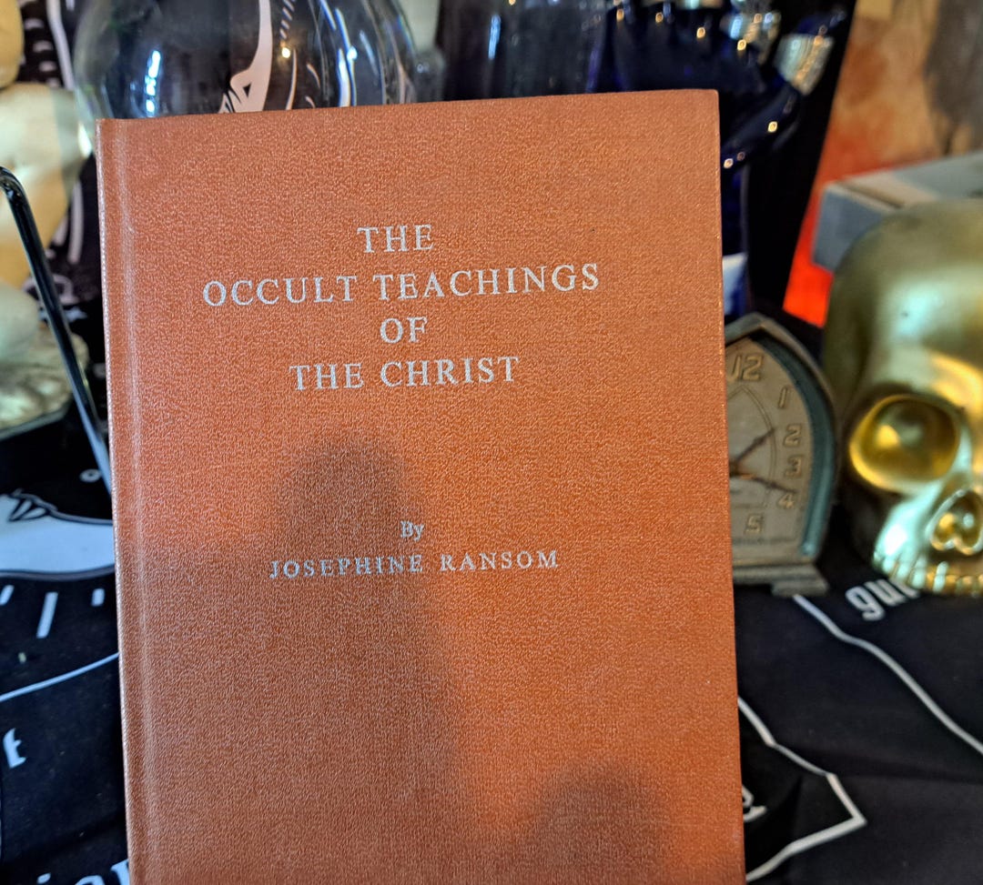 THEOSOPHY Vintage First Edition the Occult Teachings of the Christ as ...