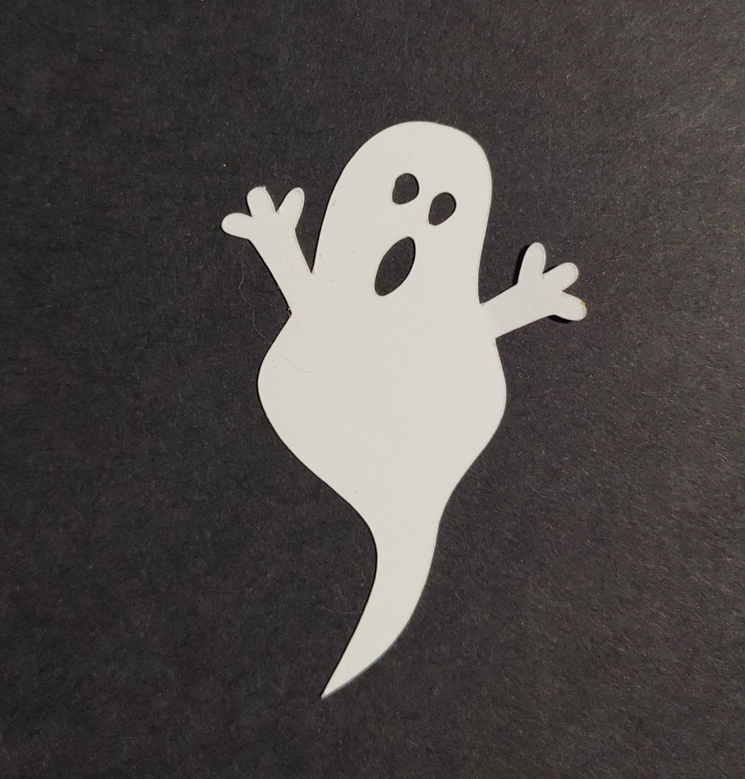 20 Pack Ghost Cut Outs, Multiple Sizes, Cardstock Ghosts, Halloween ...