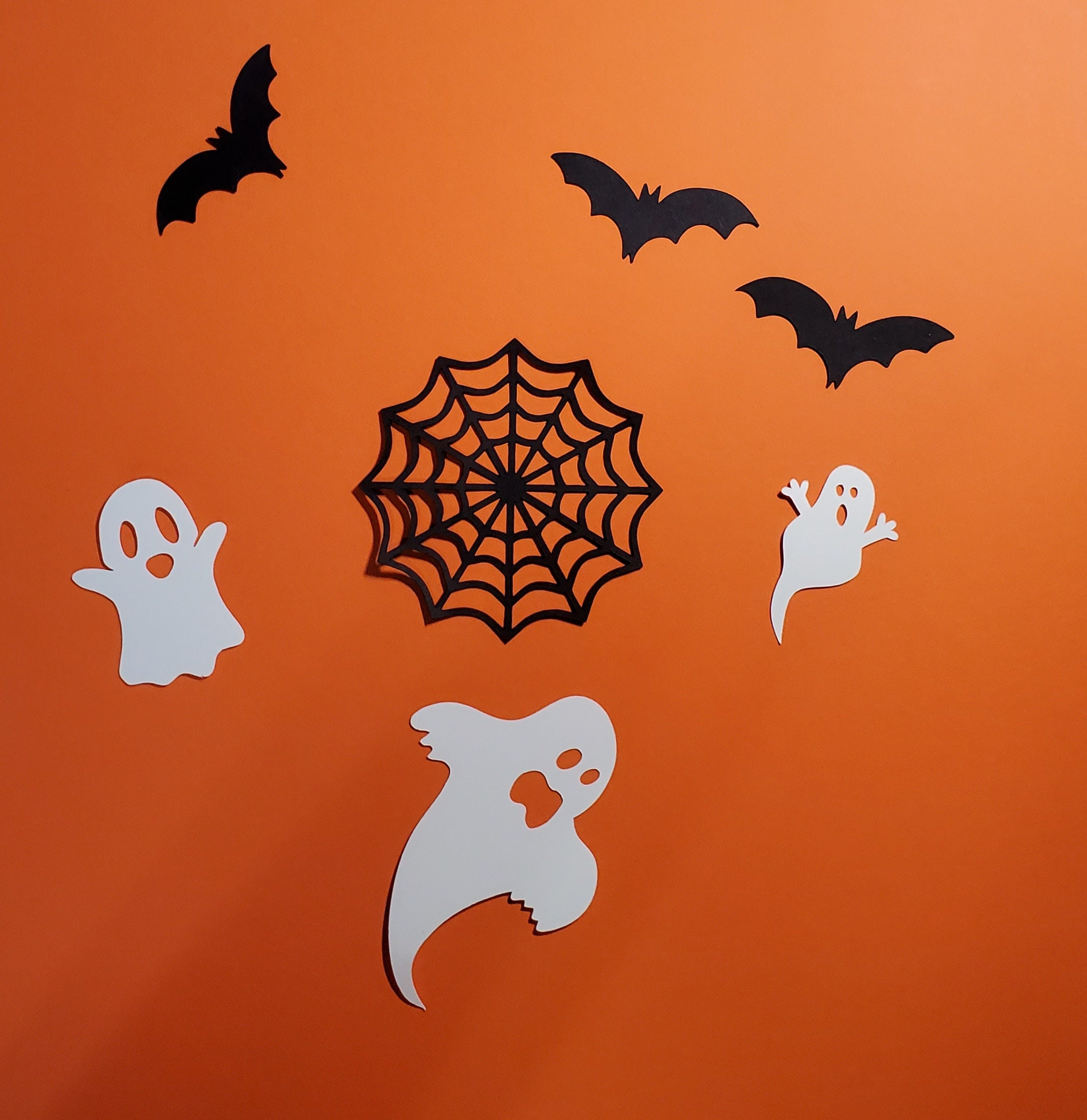 Black Cardstock Spiderwebs: Perfect for Spooky Decor, 20 Pack Die Cut ...