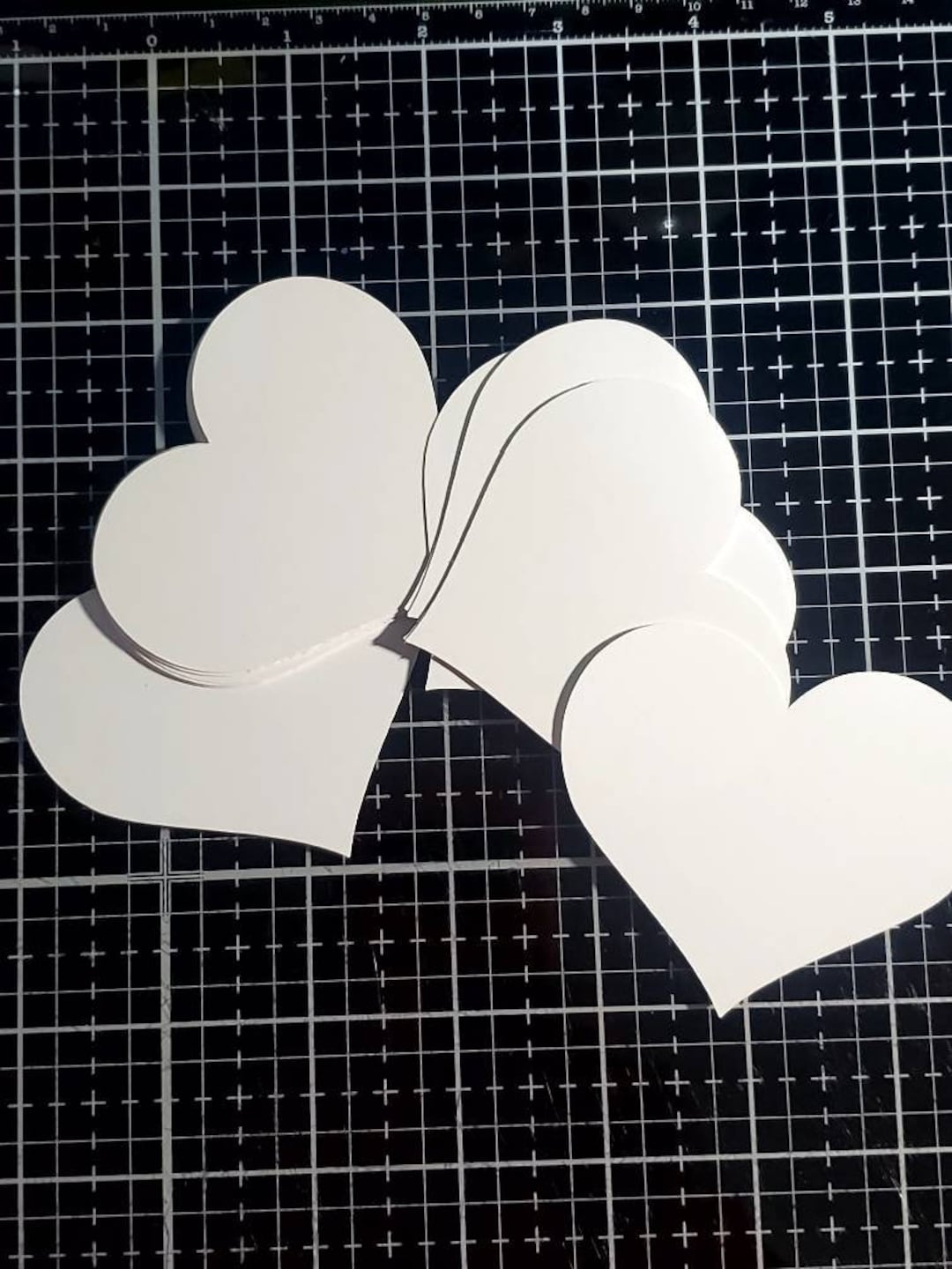 20 Pack of 3-inch Paper Heart Cut Outs, Die Cut Hearts, Heart Blanks ...