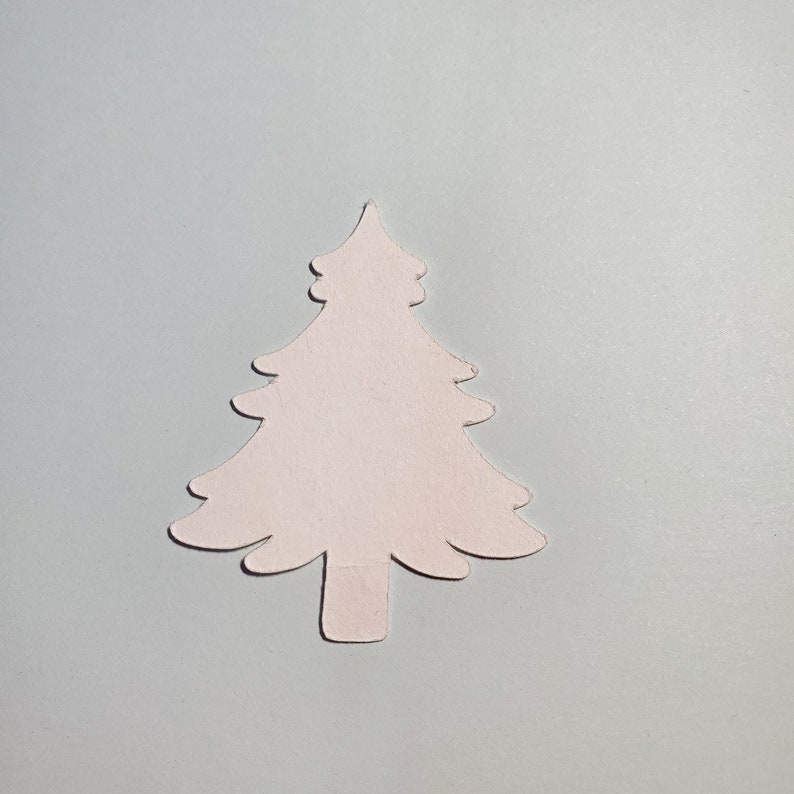 Christmas Tree Die Cuts, 15 Pack, Multiple Colors, Cardstock Trees ...