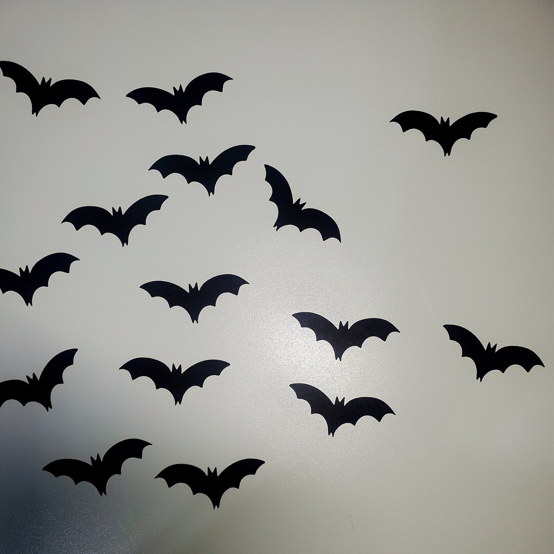Cardstock Bats: the Perfect Halloween Accent, Pack of 15 Die Cut Paper ...