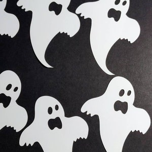 15 Paper Ghost Shapes, Ghost Diecuts for Halloween - Etsy