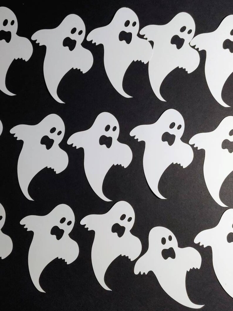 15 Paper Ghost Shapes, Ghost Diecuts for Halloween - Etsy