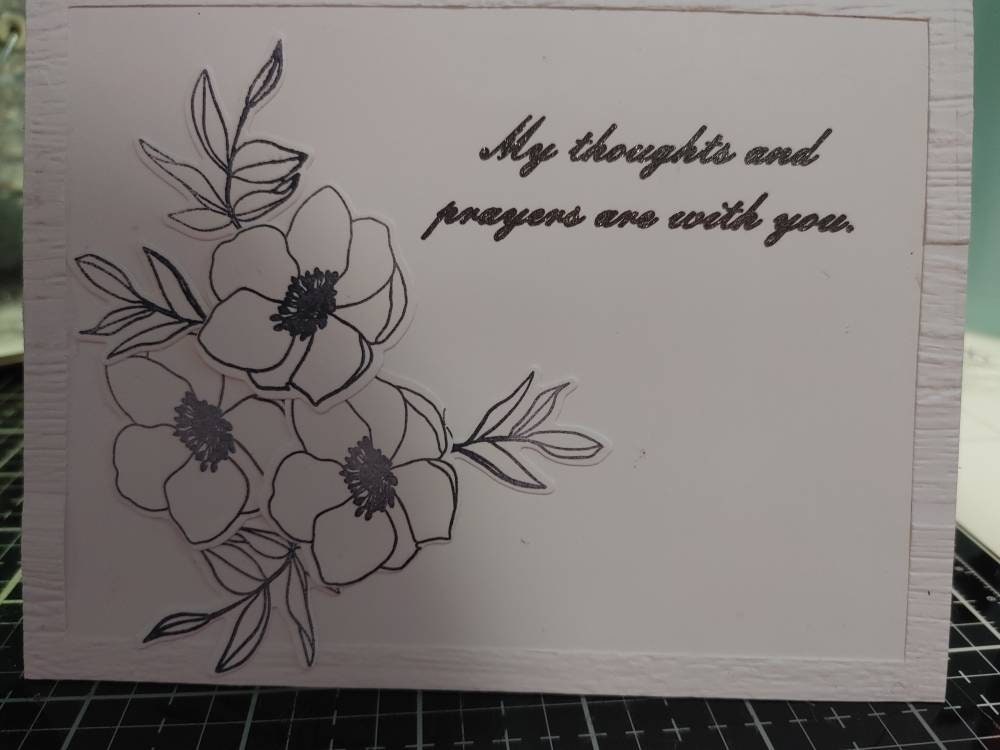 Elegant Sympathy Card Offering Comfort and Condolences in - Etsy
