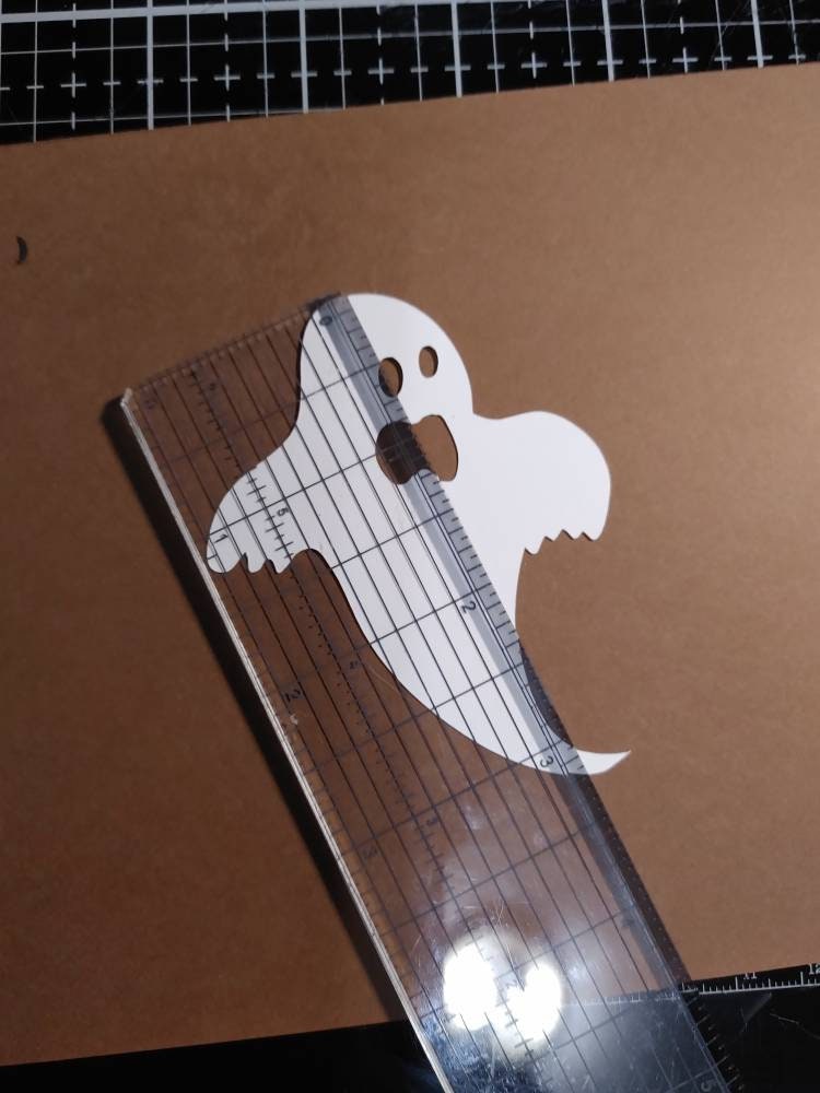 15 Pack of 2.5inch Die Cut White Paper Ghosts, Cardstock Ghosts ...