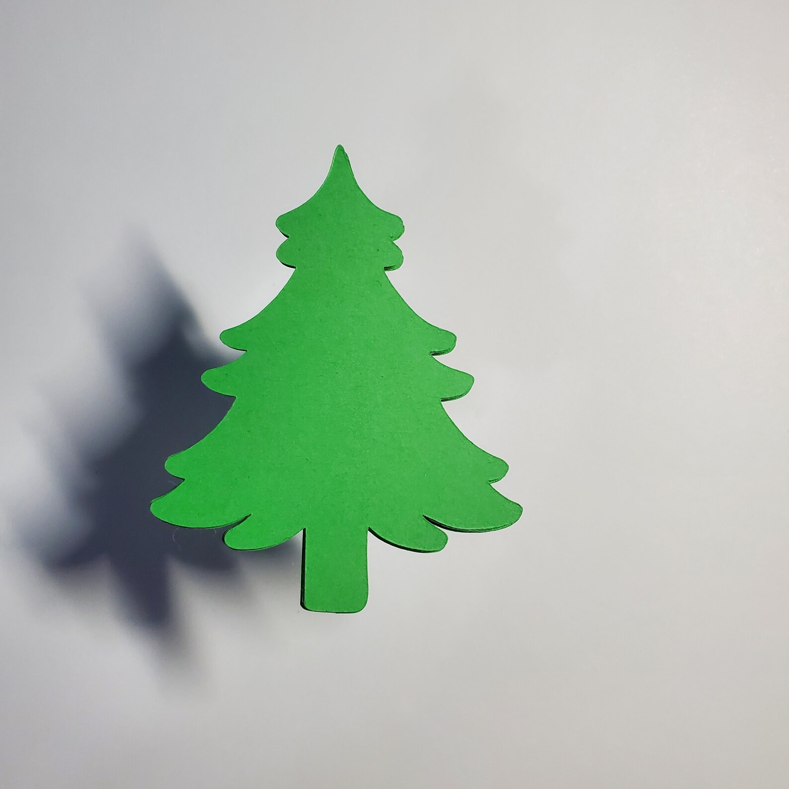 Christmas Tree Die Cuts, 15 Pack, Multiple Colors, Cardstock Trees ...