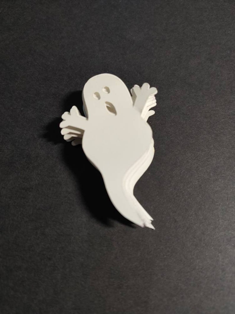 20 Pack Ghost Cut Outs, Multiple Sizes, Cardstock Ghosts, Halloween ...
