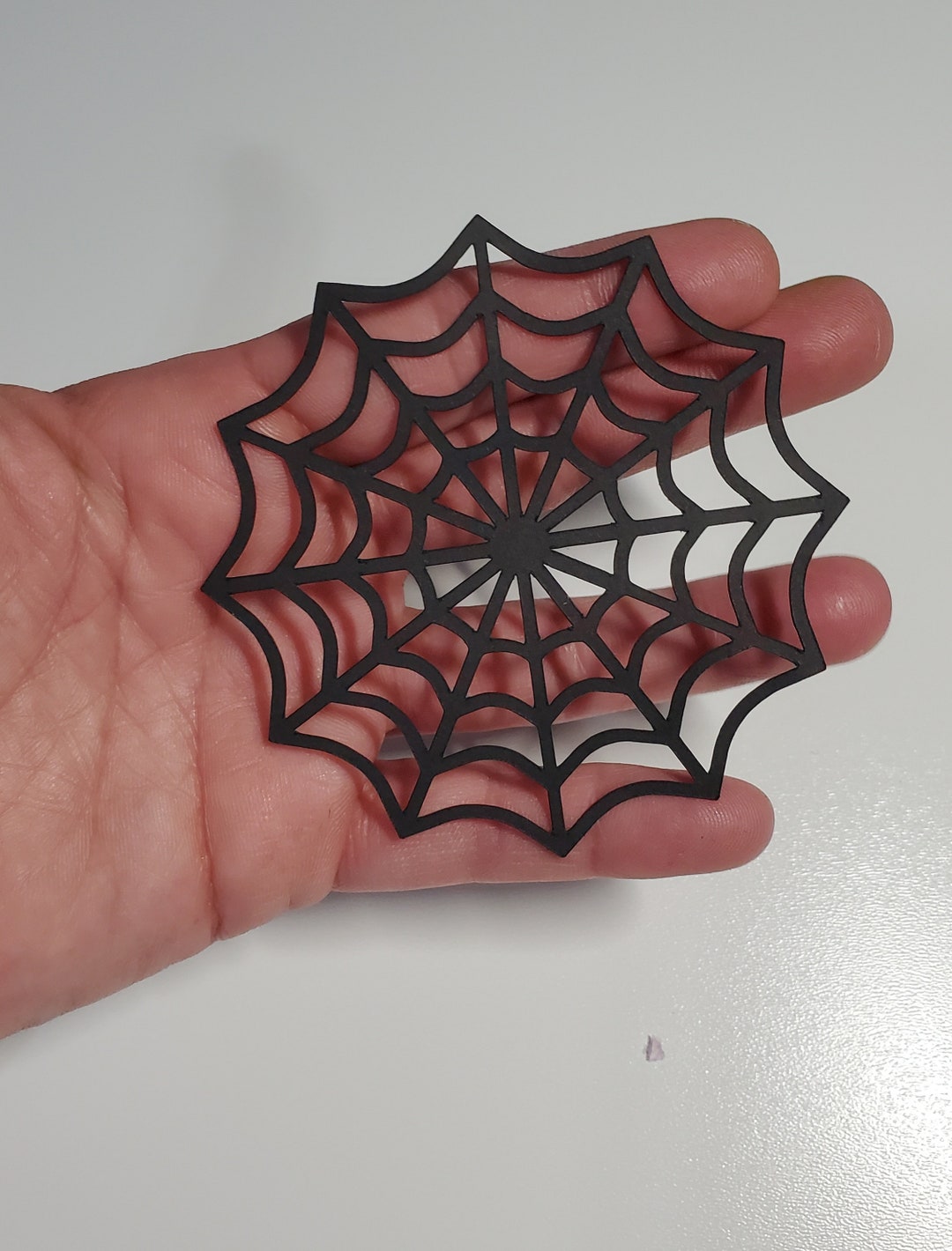 Black Cardstock Spiderwebs: Perfect for Spooky Decor, 20 Pack Die Cut ...