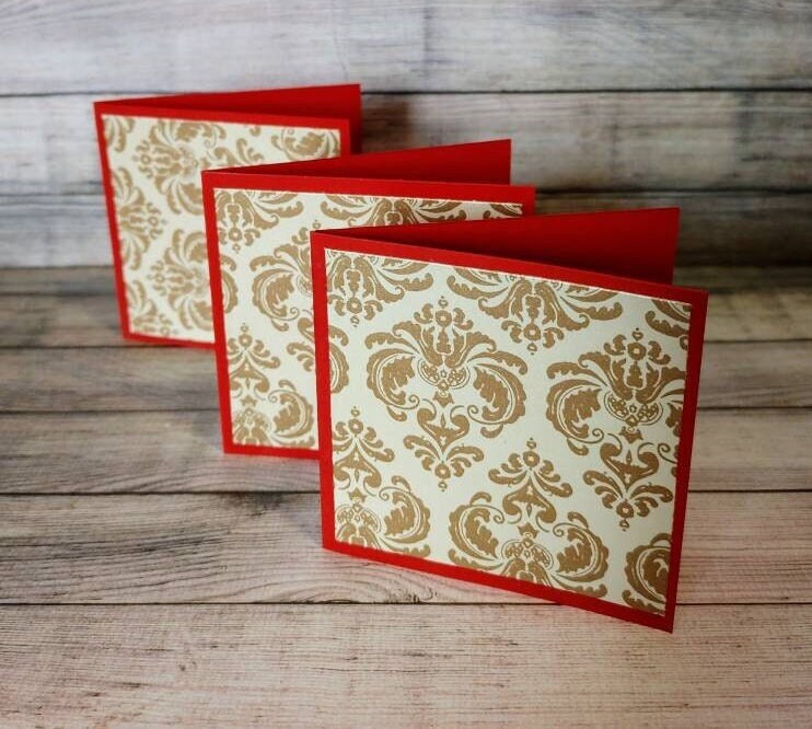 Blank 3x3 Card Set of 9 Small Blank Cards Present Labels - Etsy