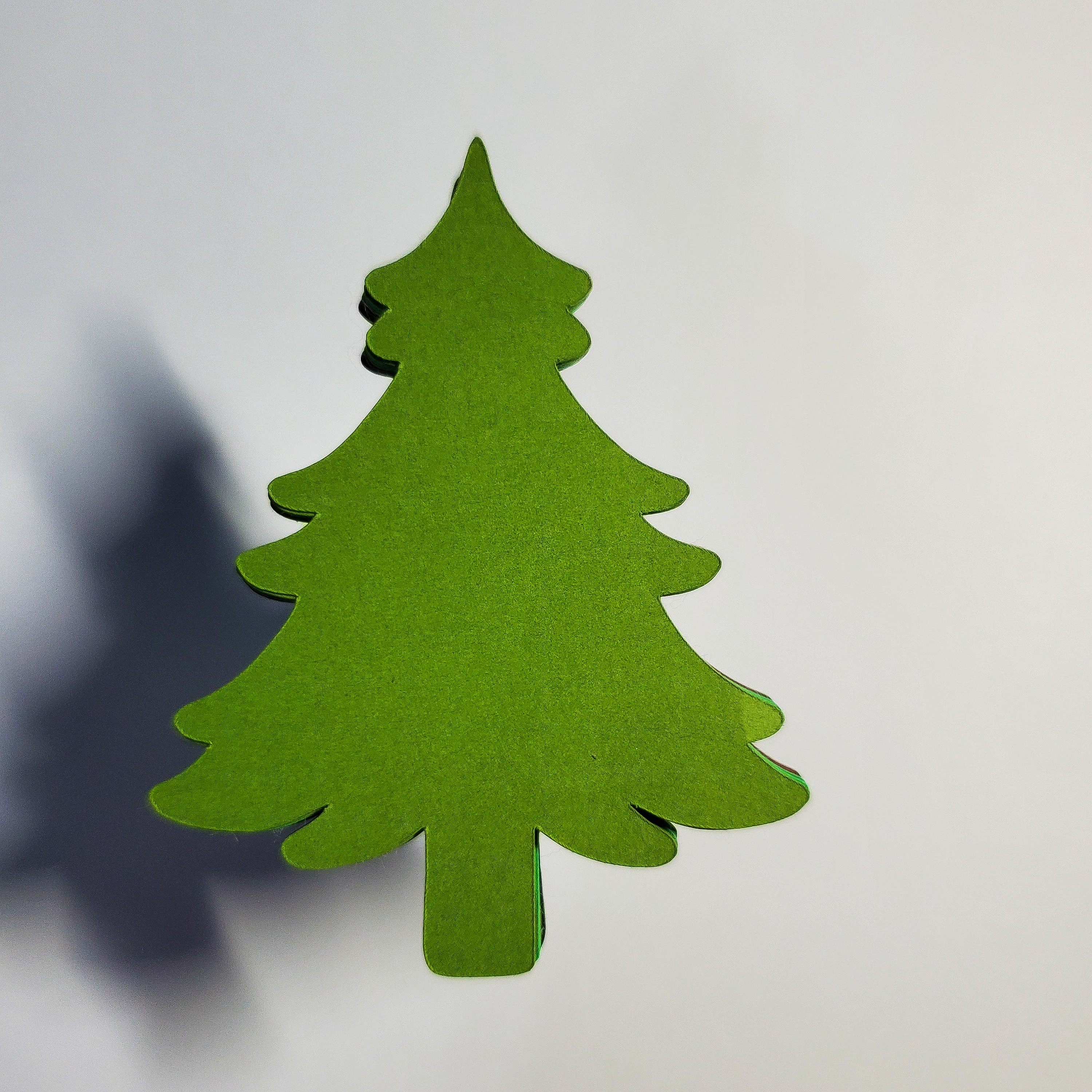 Christmas Tree Die Cuts, 15 Pack, Multiple Colors, Cardstock Trees ...