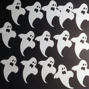 15 Paper Ghost Shapes, Ghost Diecuts for Halloween - Etsy