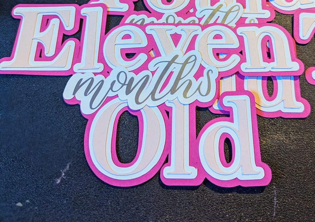 Baby Milestone Scrapbook Titles, Baby Month Milestones, Scrapbooking ...