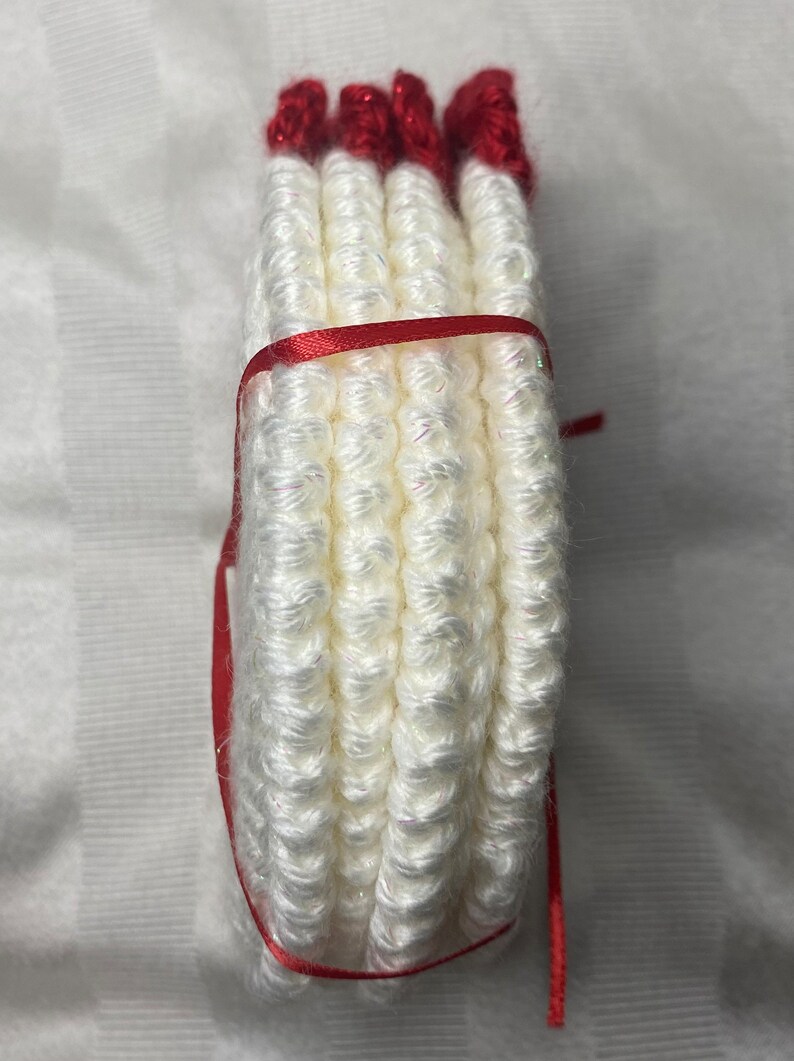 Handmade Crochet Sparkly Red Hat Snowman Coasters Set of 4 - Etsy