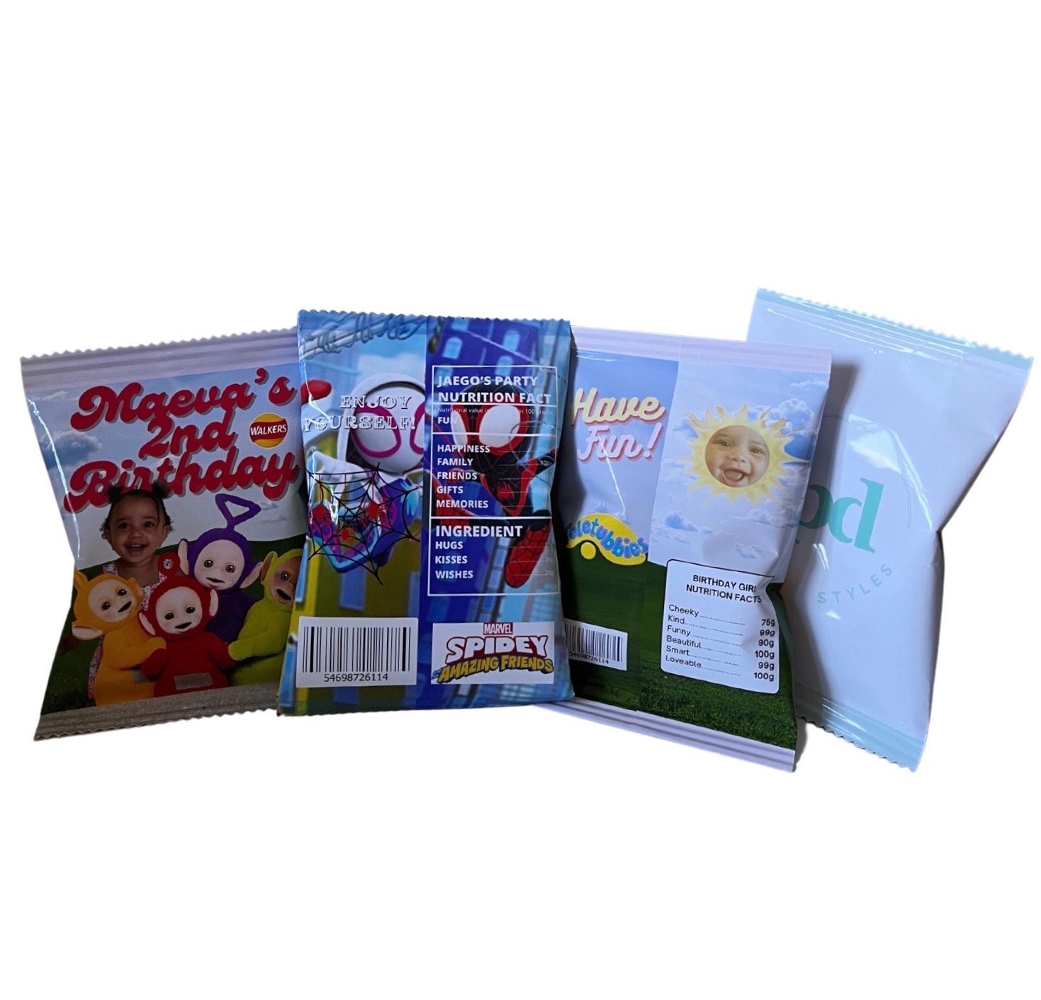 Custom Designed Filled Party Favour Crisp Packet / - Etsy UK