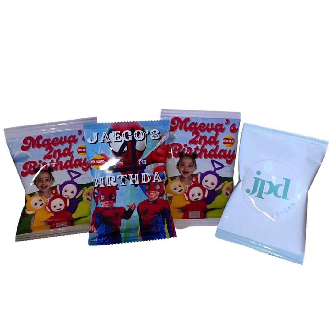 Custom Designed Filled Party Favour Crisp Packet / - Etsy UK