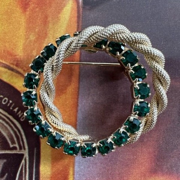 Blue Rhinestone Pin - Etsy