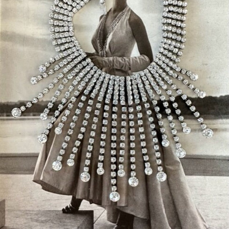 Clear Bib Necklace - Etsy