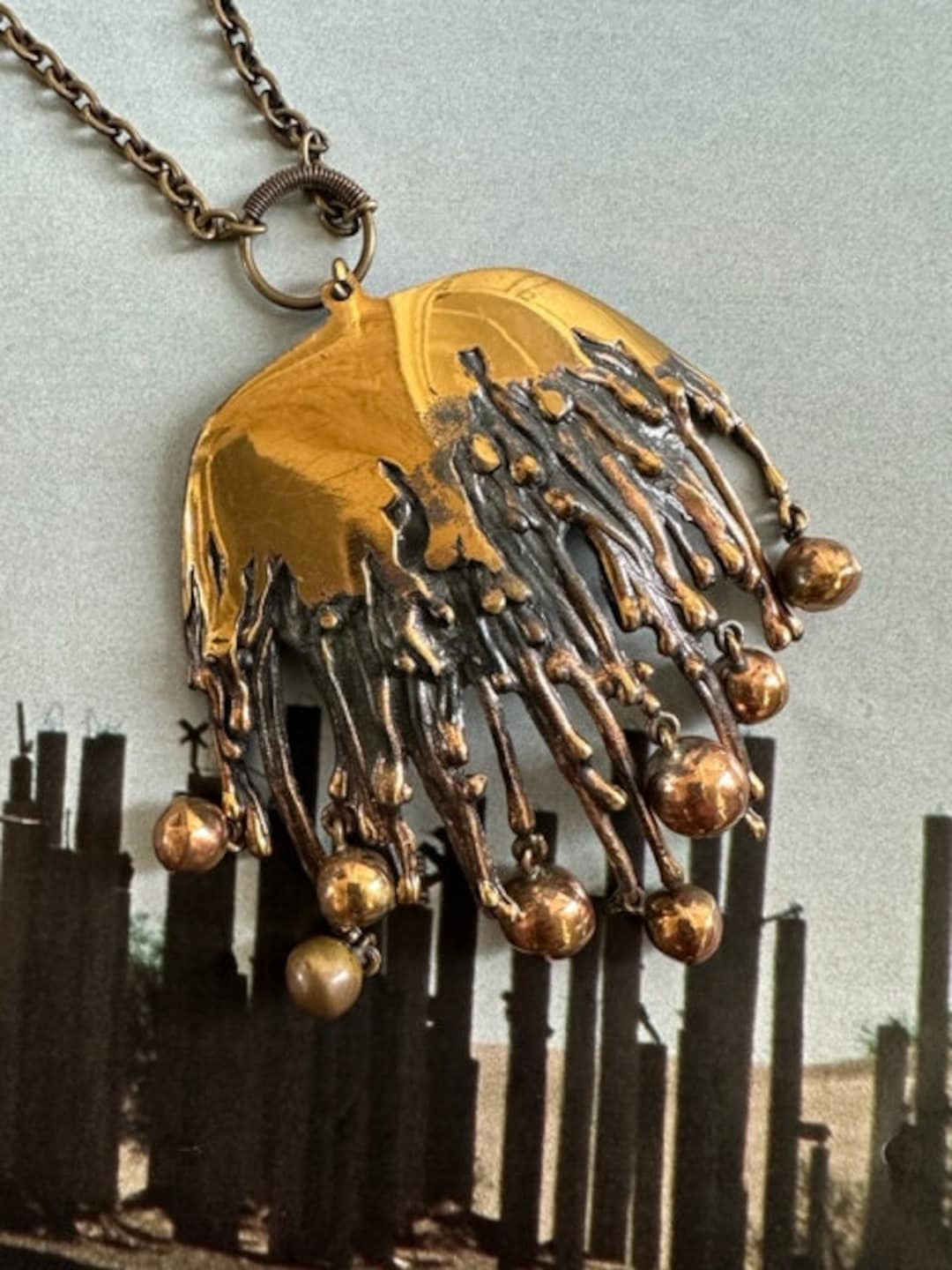 Pentti Sarpaneva (finland) Brutalist Modern Pendant Necklace, Signed ...