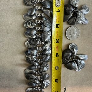 Napier Eugene Bertolli Clam Shell Bracelet & Matching Earrings, Mid ...