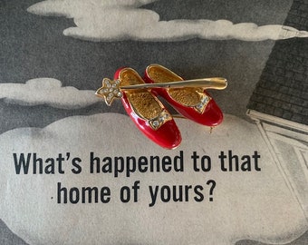 Ruby Slippers Pin | Etsy