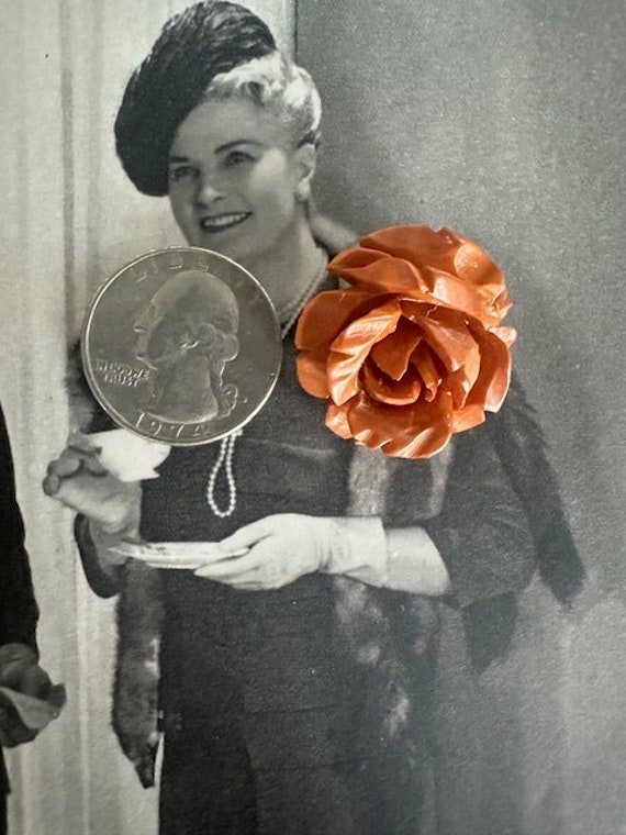 Bakelite Flower Pin, Bakelite Jewelry, Bakelite Brooc… - Gem