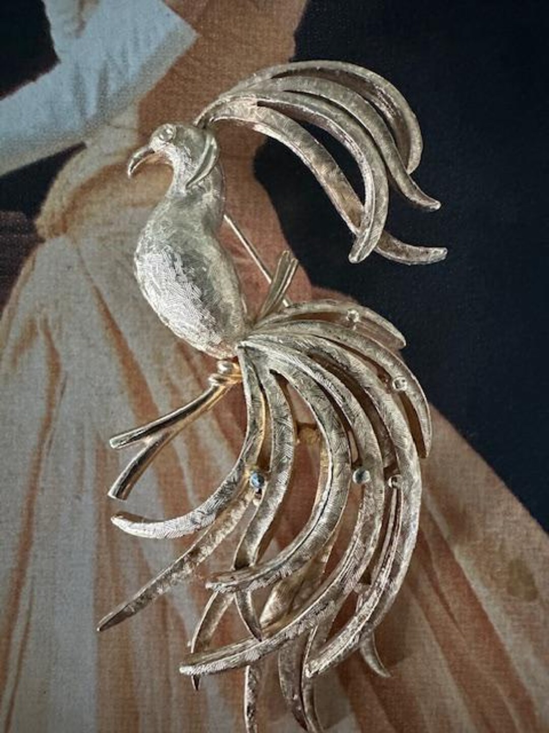 Bird of Paradise Avon Brooch, Bird of Paradise Jewelry, Avon Jewelry ...