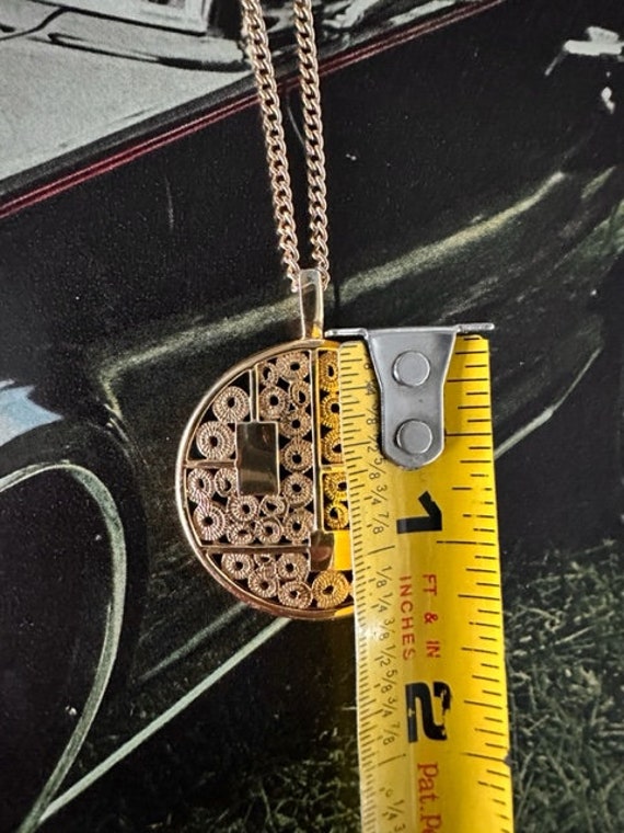 Sarah 70s Gold Round Modern Design Pendant, Sarah Cov… - Gem