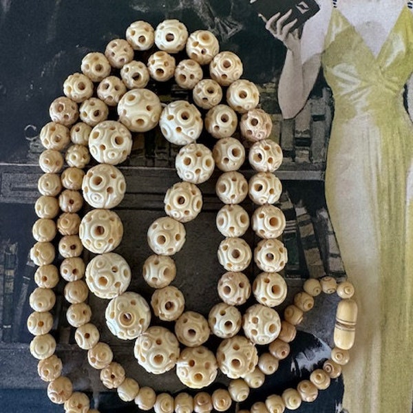 Hand Carved Bone - Etsy