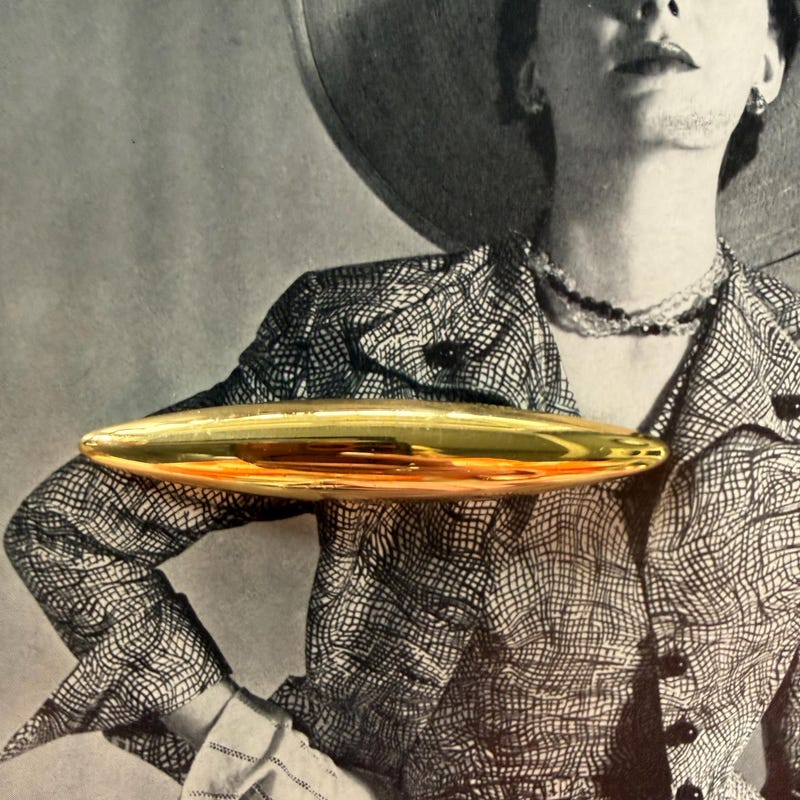 1970s Gold Bar Pins - Etsy