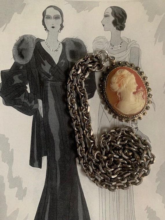 Victorian Cameo Drawing