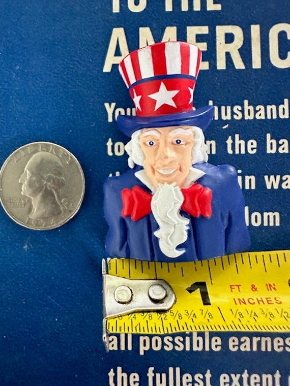 Uncle Sam Pin, Vintage Uncle Sam Pin, Vintage Patriot… - Gem
