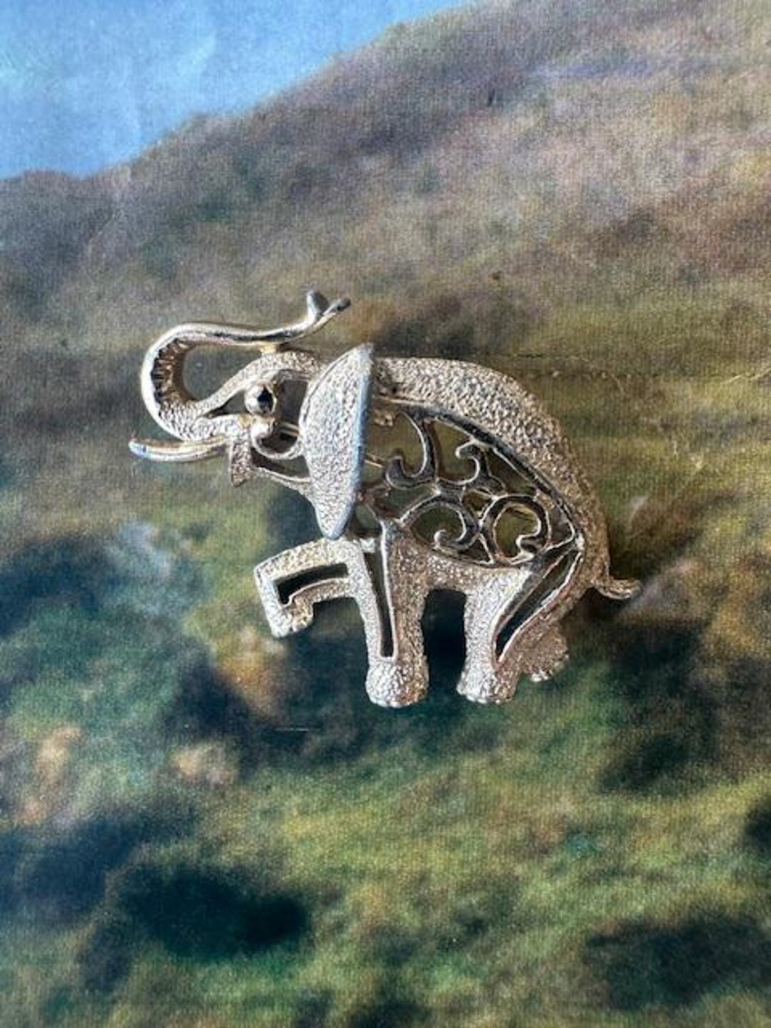 1960s Sarah Coventry Signed Gold Tone Elephant Mid Century Brooch Pin ...