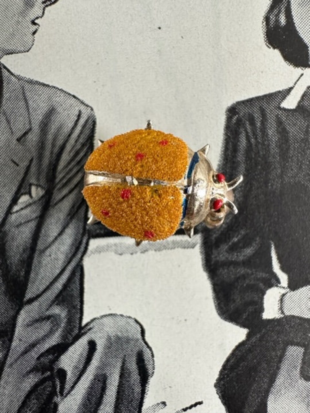 Vintage Lady Bug Pin, Insect Pins, Lady Bug Jewelry, 60s Pins, 60s ...