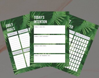 Weekly Intention Tracker - Etsy