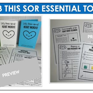 Science of Reading Heart Words Parent Information Letter | SOR Heart ...