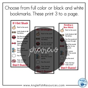 Science of Reading Decoding Strategies | Decoding Bookmarks & Posters ...