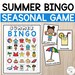 Summer Bingo | Printable Bingo Cards | Bingo Game Download | Bingo ...