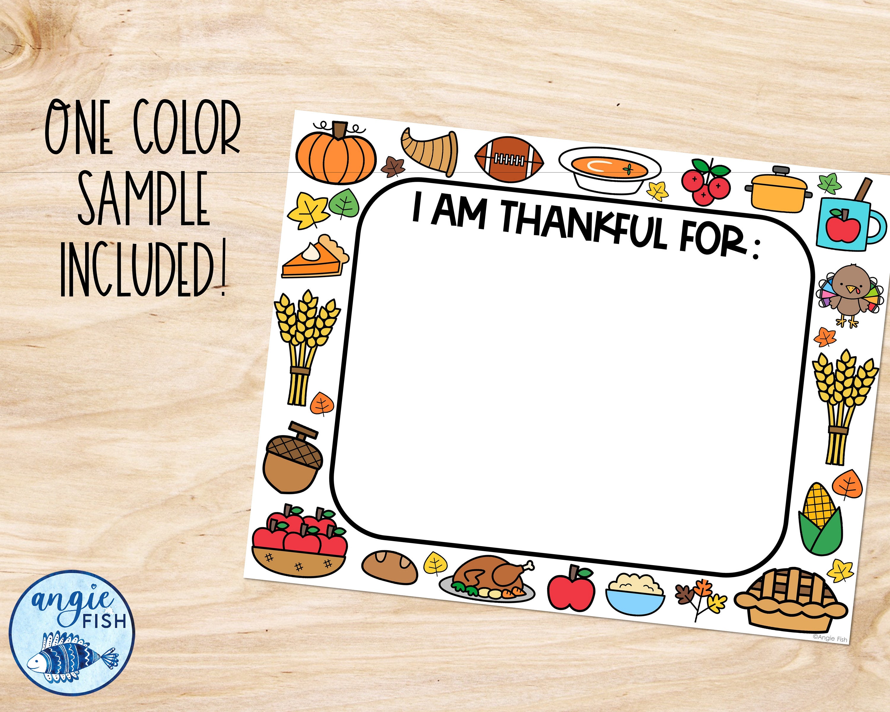 Thanksgiving Placemats for Kids | Thanksgiving Coloring | Thankful ...