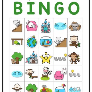 Prepositions Bingo | Printable Bingo Cards | Bingo Game Download ...